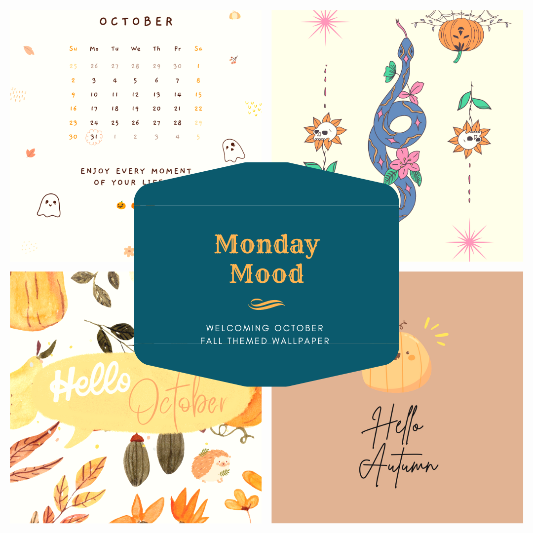 Monday Mood: Welcoming October with Fall Themed Wallpaper